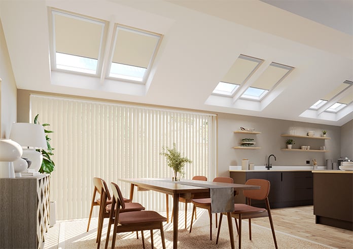 Orion (Blackout), Hessian - Loft Blind | 247Blinds