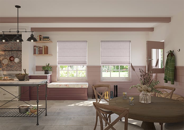 Kildare, Mason - Motorised Roman Blind | 247Blinds