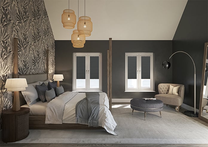 Gaia (Blackout), Asphalt - Perfect Fit Blind | 247Blinds