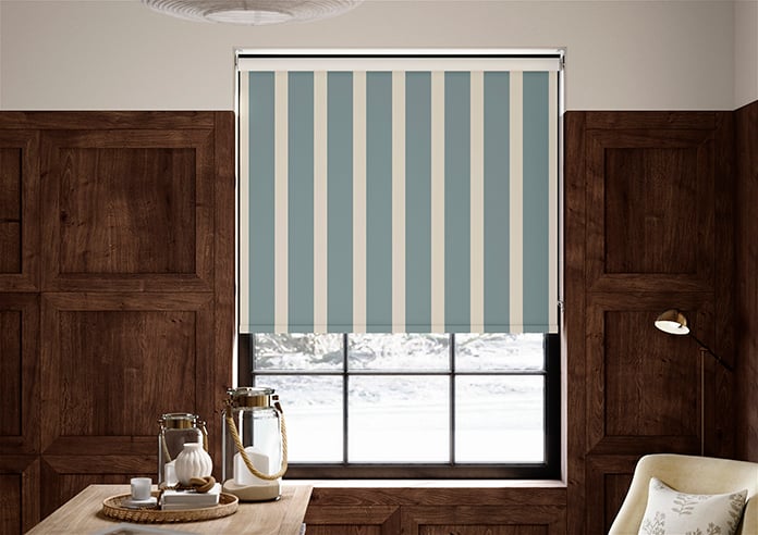 The British Stripe Co. Henry, Derwent No.1 - Roller Blind | 247Blinds