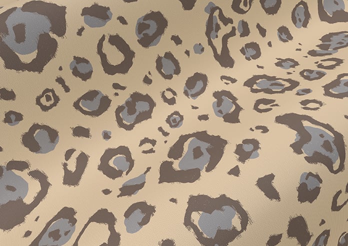 Leopard Luxe, Pale Yellow - Roller Blind | 247Blinds