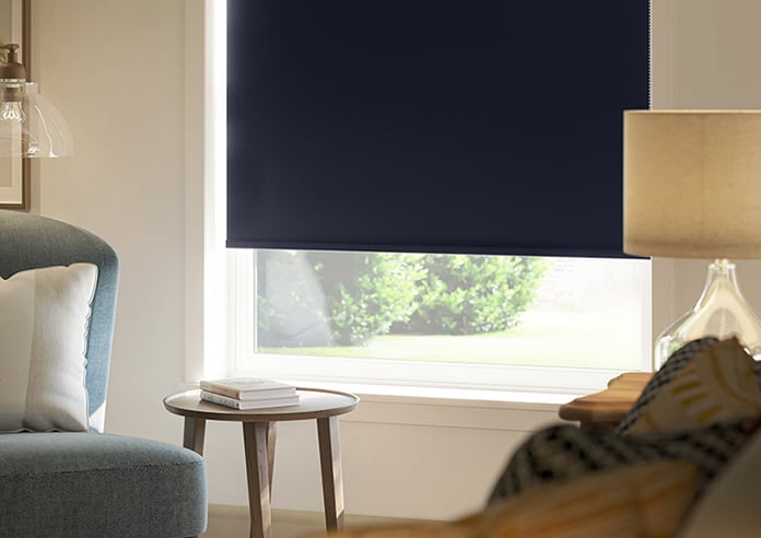 Orion (Blackout), Royal Blue - Roller Blind | 247Blinds