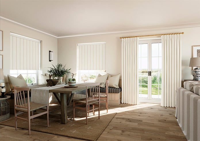 The British Stripe Co. Victoria, Dover No.1 - Roller Blind | 247Blinds
