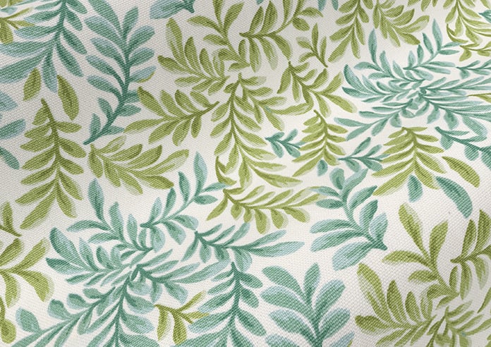 Leaf Vine, Jade - Roman Blind | 247Blinds