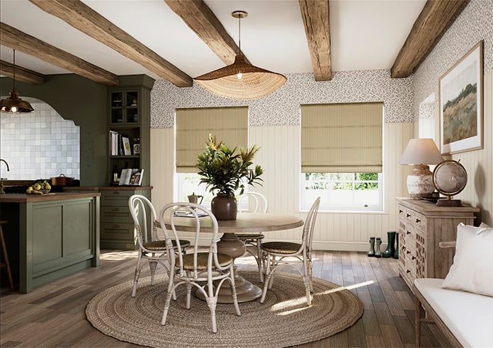 The British Stripe Co. Mary, Derwent No.1 - Roman Blind | 247Blinds