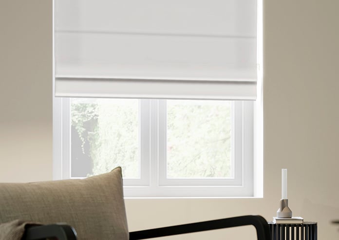Medina, Light Grey - Roman Blind | 247Blinds