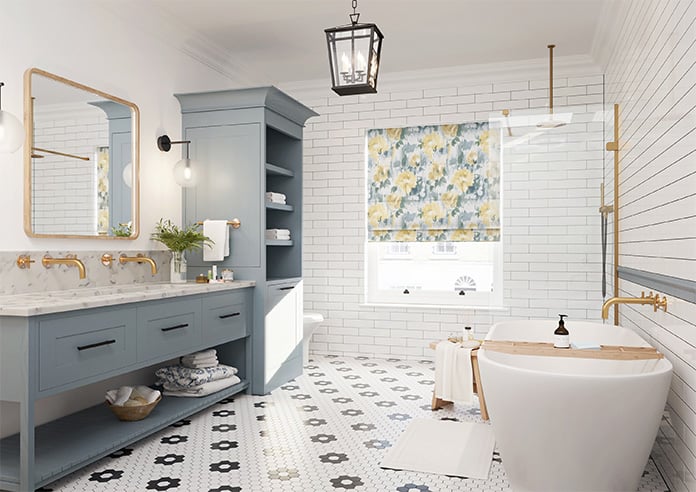 Nevada, Lemon - Roman Blind | 247Blinds