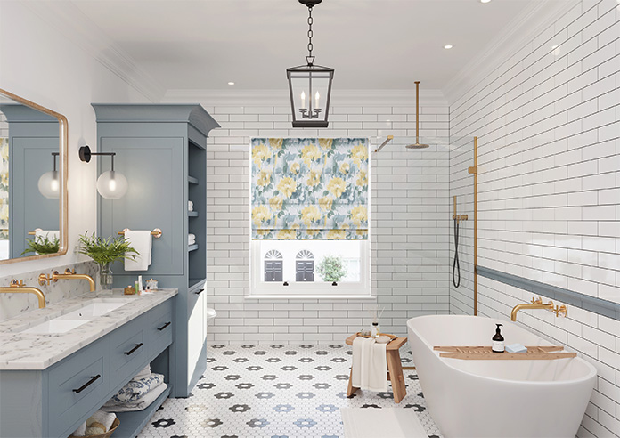 Nevada, Lemon - Roman Blind | 247Blinds