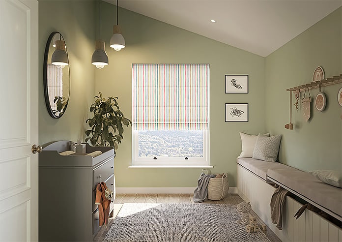 Vintage Stripe, Promenade - Roman Blind | 247Blinds