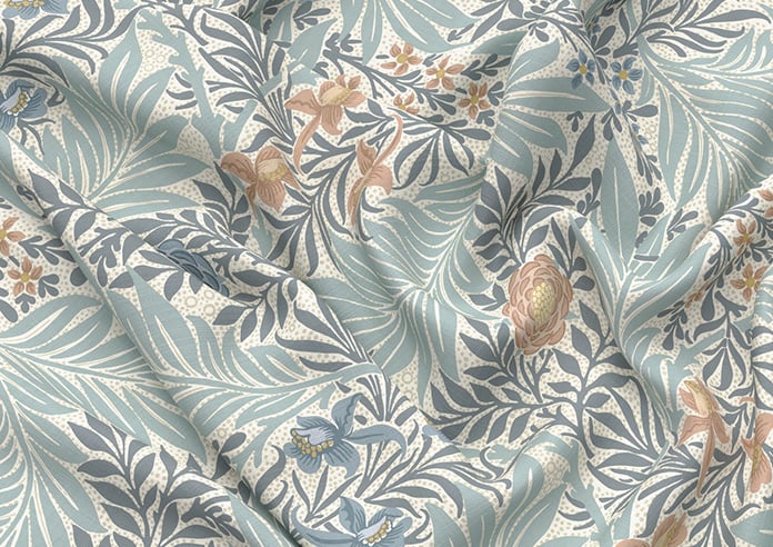 William Morris At Home Larkspur, Woad - Roman Blind | 247Blinds