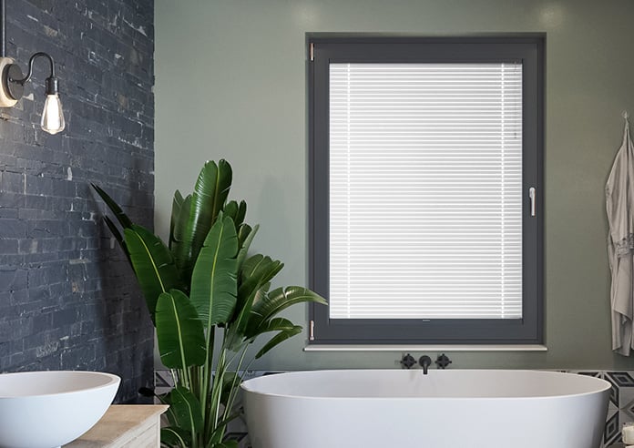 Purity, Matt Paper White - Stick Fit Venetian Blind | 247Blinds