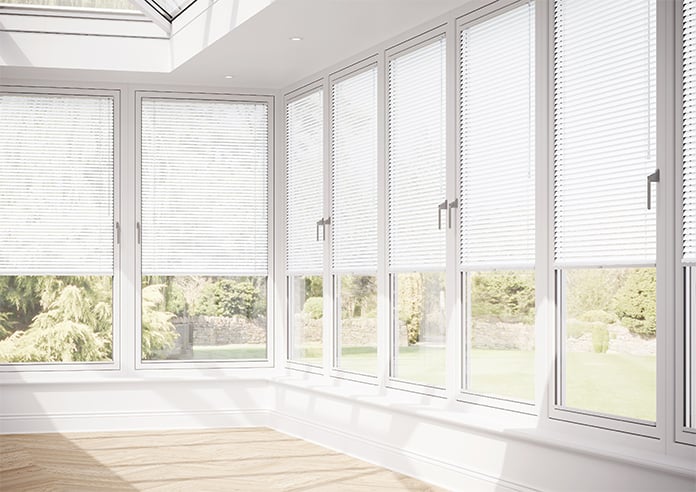 Purity, Matt Paper White - Stick Fit Venetian Blind | 247Blinds