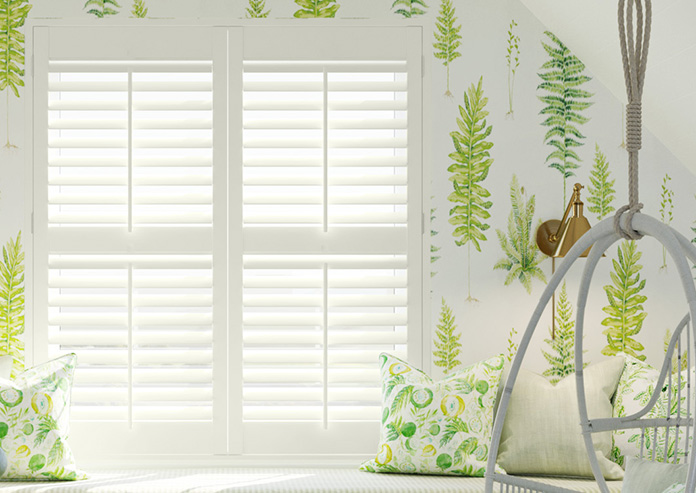 Kensington, Off White - Full Height Twist&Fit Plantation Shutter ...