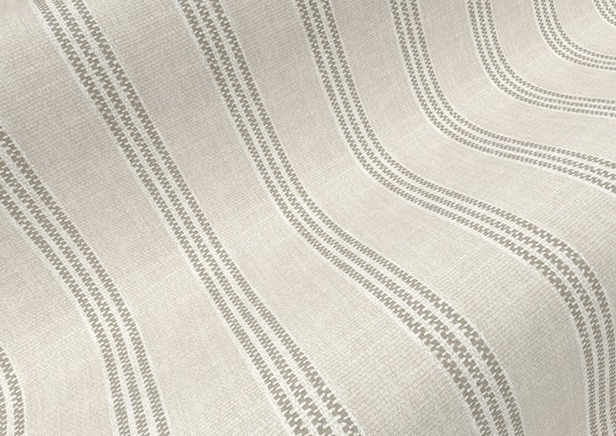 Emily Bond George Stripe, Linen - Twist&Fit Roller Blind | 247Blinds