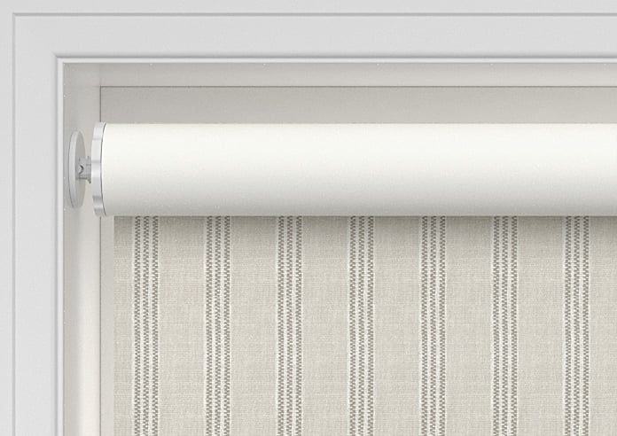 Emily Bond George Stripe, Linen - Twist&Fit Roller Blind | 247Blinds