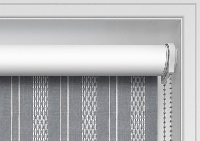 Form Striped, Stonewashed Blue - Twist&Fit Roller Blind | 247Blinds