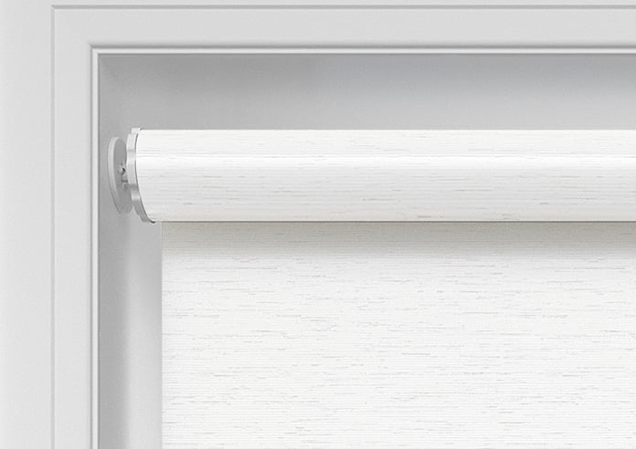 Mikardo (Blackout), White Ash - Twist&Fit Roller Blind | 247Blinds