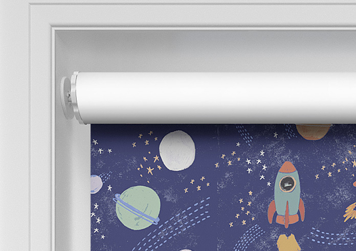 Outer Space, Celestial Blue - Twist&Fit Roller Blind | 247Blinds