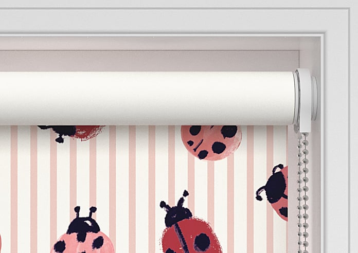 Wee Blue Bell Little Ladybirds, Poppy - Twist&Fit Roller Blind | 247Blinds