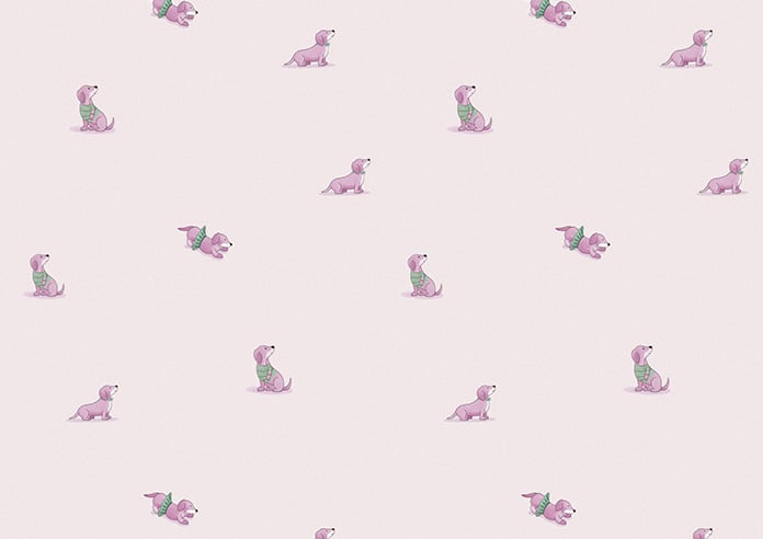 Dasching About, Puppy Princess - Twist&Fit Roman Blind | 247Blinds