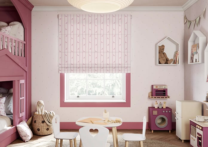Dasching About, Sausage Stripe Princess - Twist&Fit Roman Blind | 247Blinds