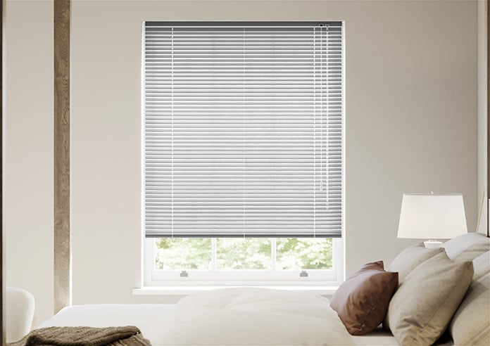 Origin, Brushed Silver - Venetian Blind | 247Blinds