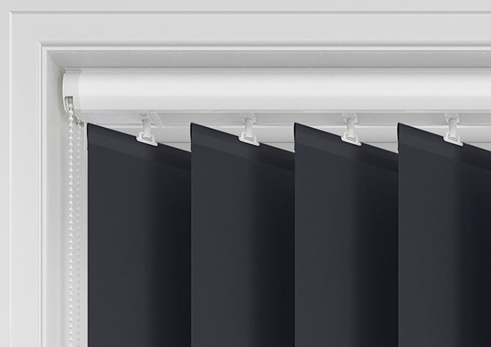 Orion (Blackout), Royal Blue - Vertical Blind | 247Blinds