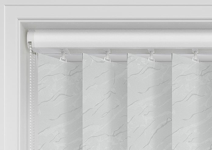 Rapture (Blackout), Mist Grey - Vertical Blind | 247Blinds