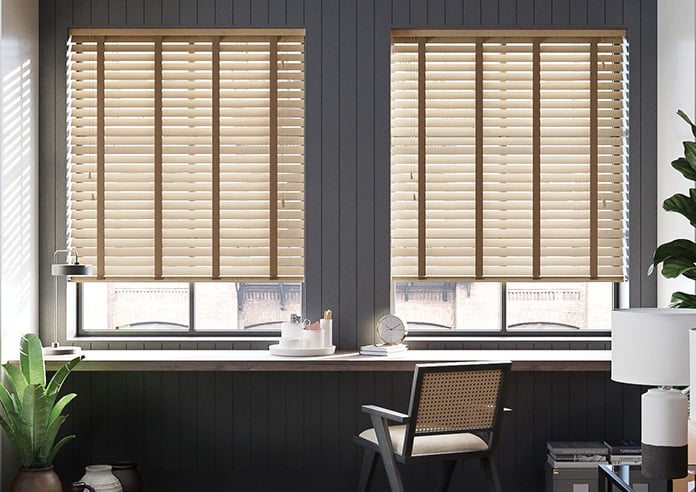Ecowood Deluxe, Provincial Fine Grain - Venetian Blind | 247Blinds