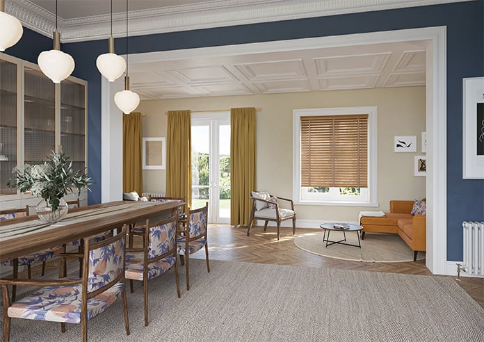 Kalmar Deluxe, Spanish Cedar - Venetian Blind | 247Blinds