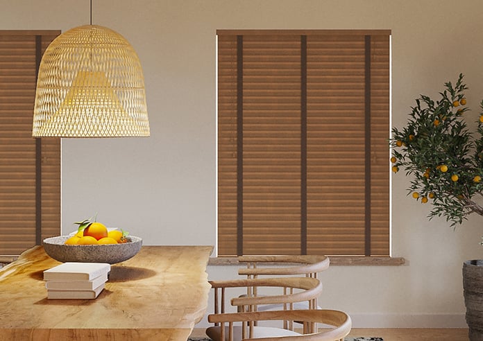 Kalmar Deluxe, Spanish Cedar - Venetian Blind | 247Blinds