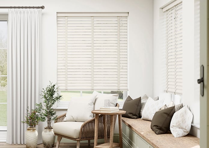 Malmo Deluxe, White Ash - Venetian Blind | 247Blinds